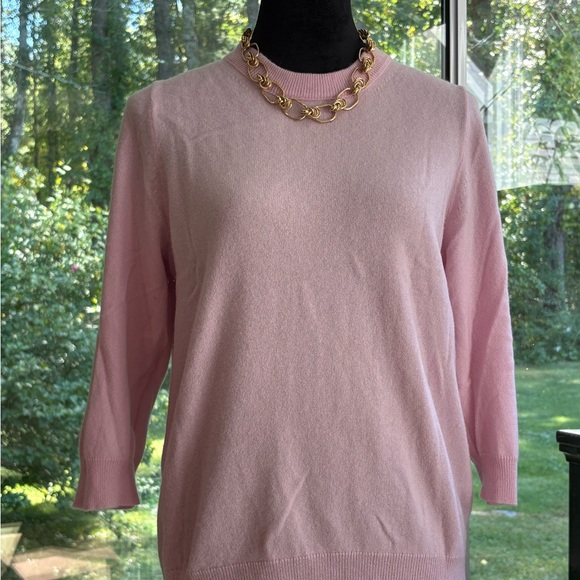 J. Crew | Sweaters | Jcrew Light Pink Crew Neck Sweater | Poshmark